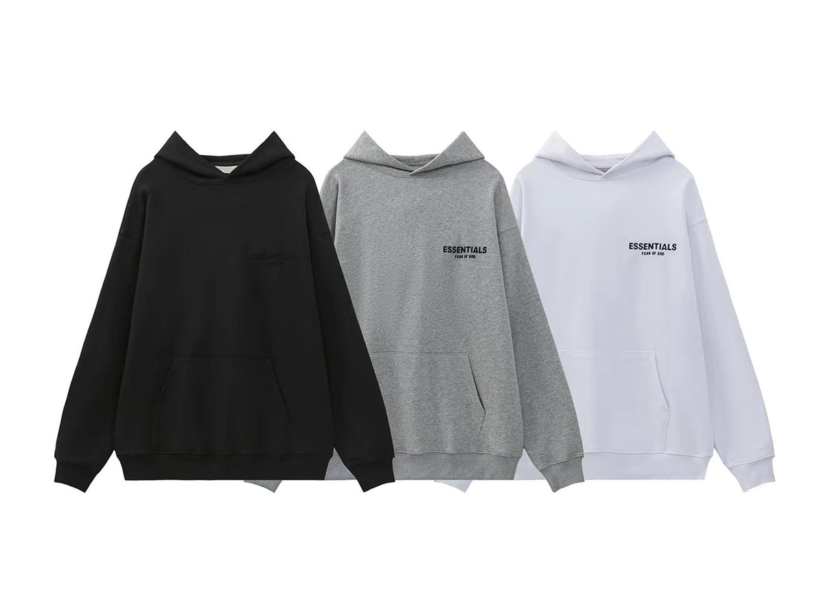 Fear of God Essentials Dark Oatmeal Hoodie – DripStation